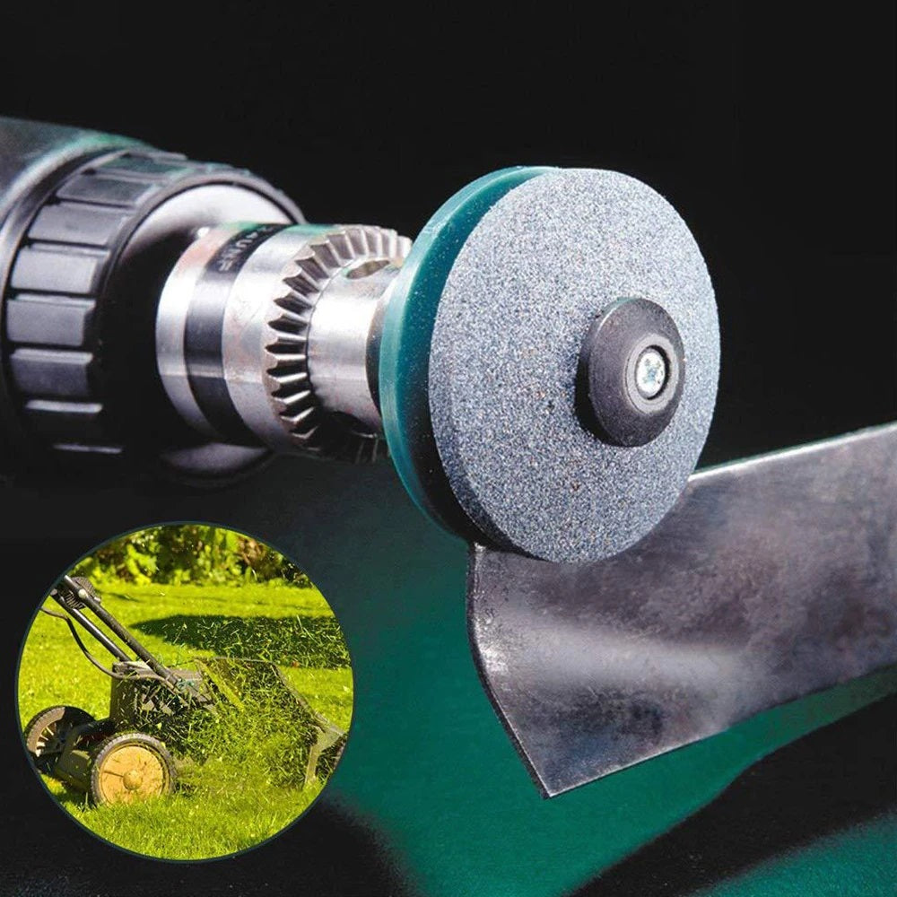 50MM Faster Lawn Mower Sharpener Lawnmower Blade Sharpener Universal G ...